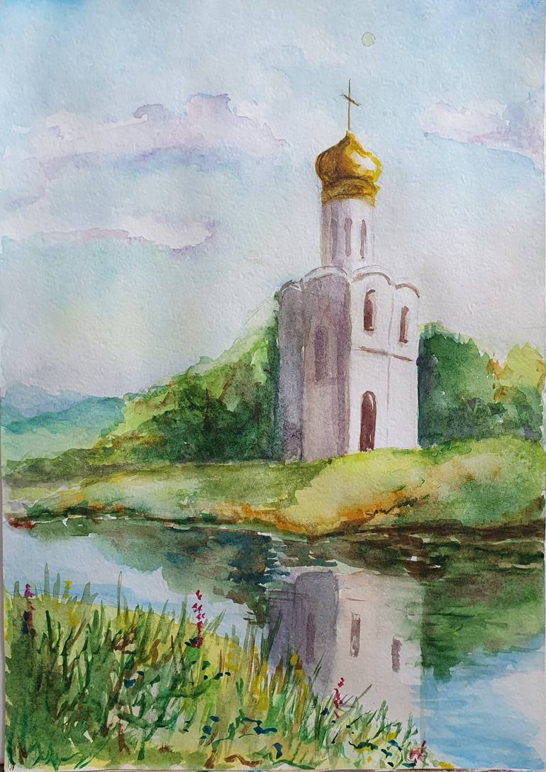 Orthodox Church Drawing by Ekaterina Mashkina | Saatchi Art