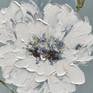 white flower Painting by Angela Jeanine | Saatchi Art