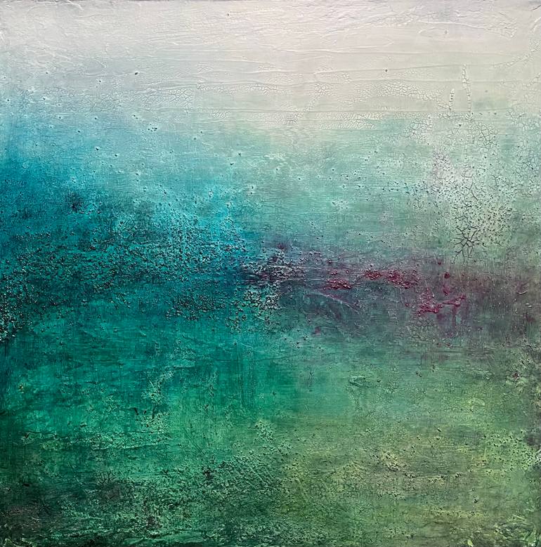 Mauve sunset Painting by Ashley Alexandra | Saatchi Art