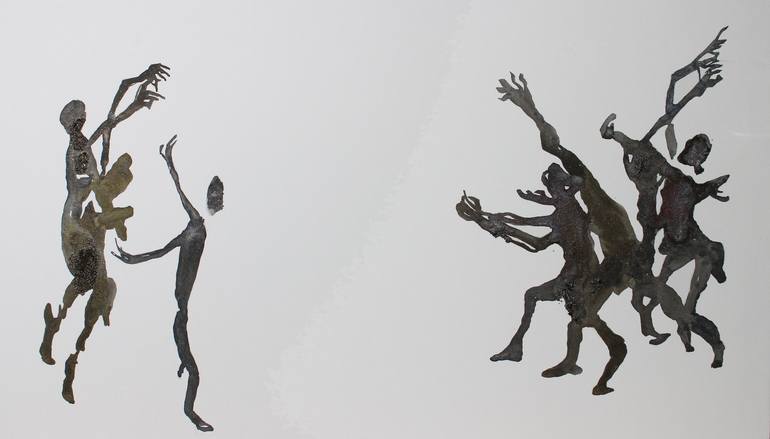 Squid Game Painting by Rosa Kang | Saatchi Art