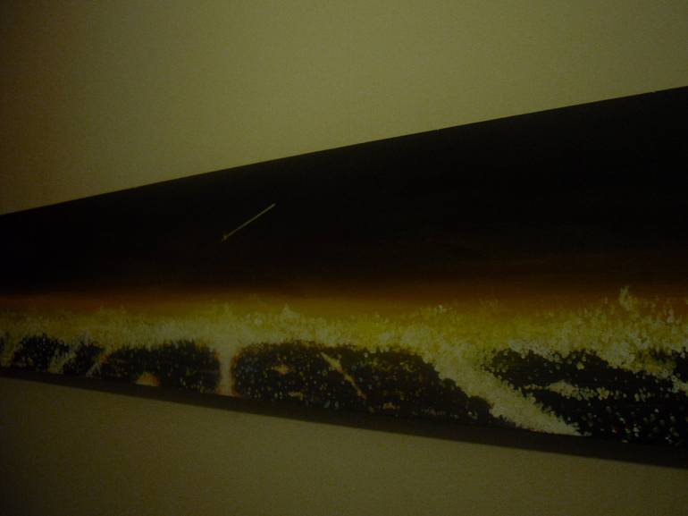 City lights Painting by wayne coleman | Saatchi Art