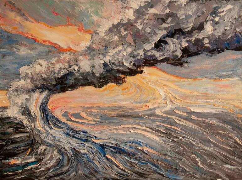 Hurricane Painting by Ksenia De | Saatchi Art