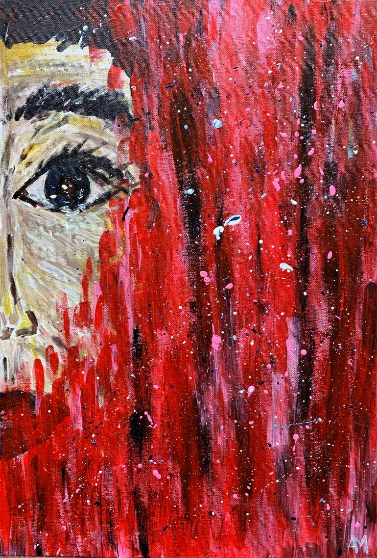 Red Painting by Alena Morozova | Saatchi Art