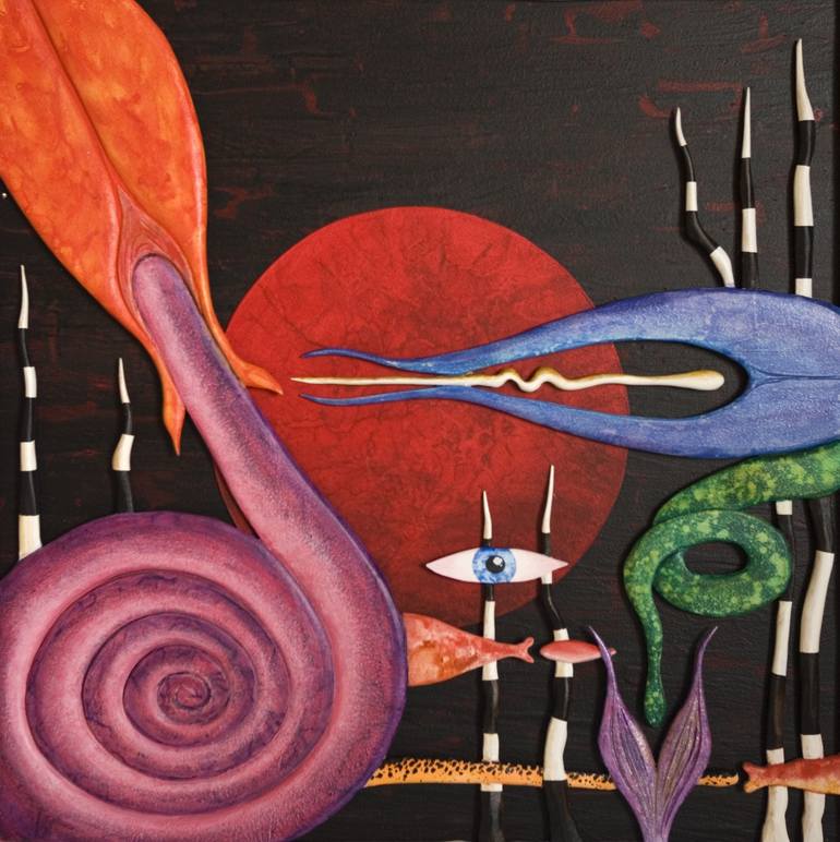 Mating Dance Painting by Brock Butler | Saatchi Art