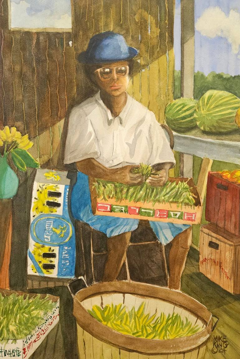 Ruby Williams Florida's Folk Artist Painting by Mike King | Saatchi Art