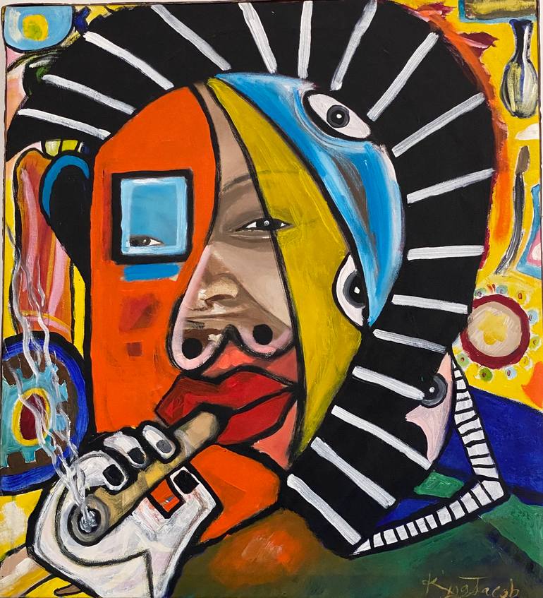 Another chance 04 Painting by Kingsley Nwangborogwu | Saatchi Art