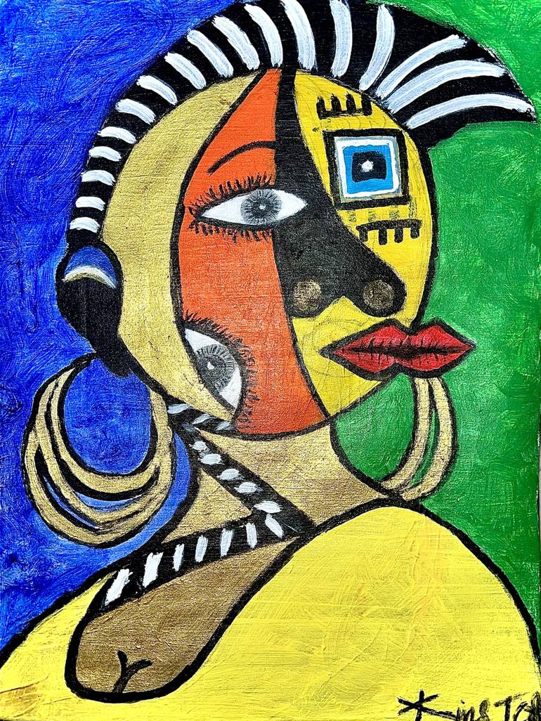 Chòkò Painting by Kingsley Nwangborogwu | Saatchi Art