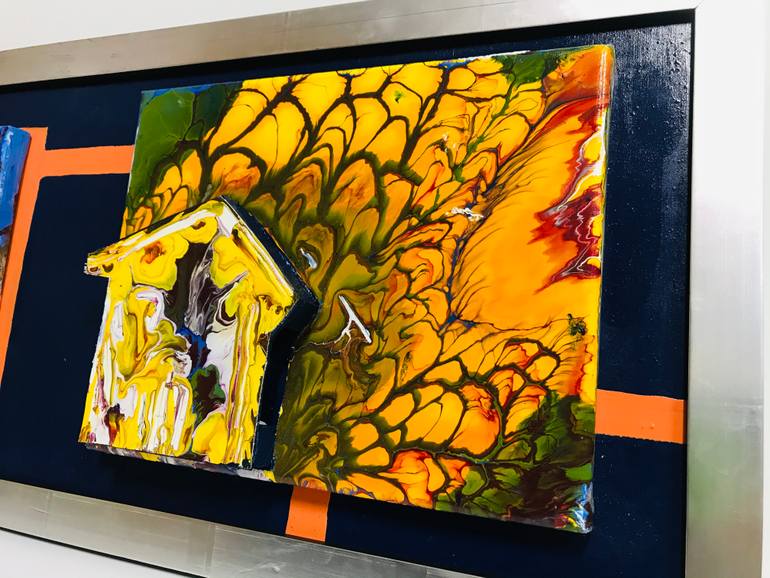 Díptico Painting by Manuel Rincon | Saatchi Art