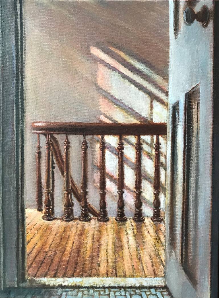 Staircase, Morning Light Painting by Alessandro James Perriello ...