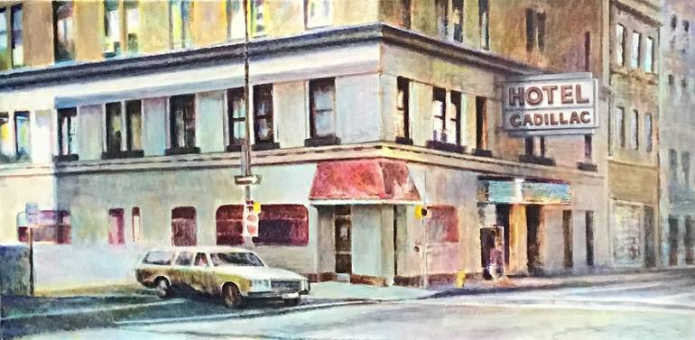 Hotel Cadillac Painting by Alessandro James Perriello | Saatchi Art