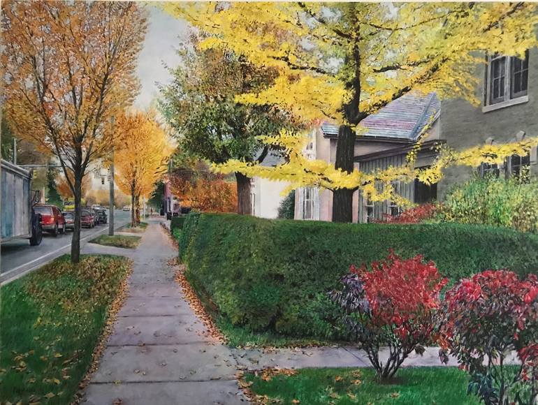 Mt Hope Ave, Rochester, NY Painting by Alessandro James Perriello ...