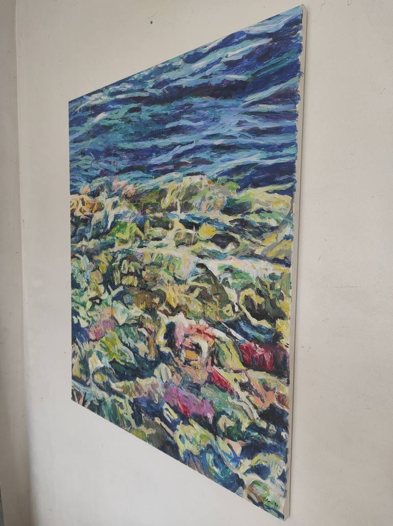 Coral reef Painting by Polona Petek | Saatchi Art