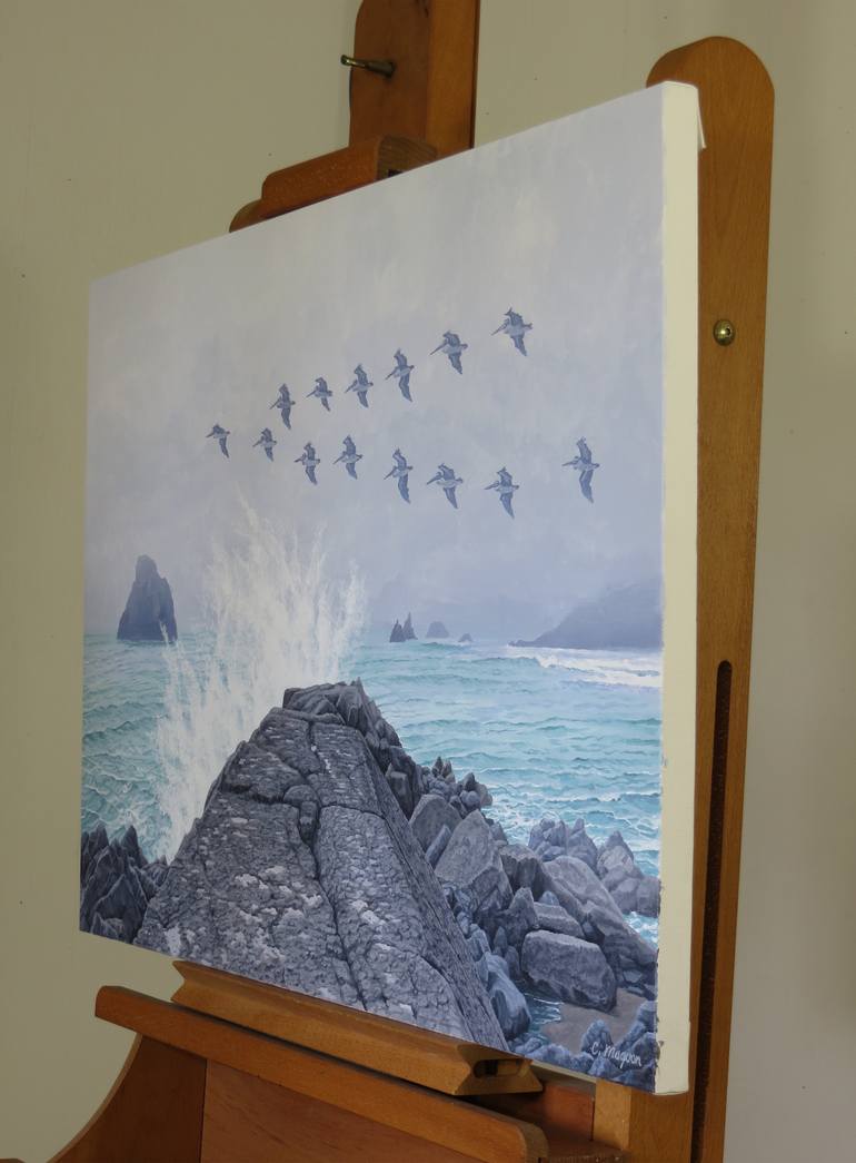 The Jetty Painting by Craig Magoon | Saatchi Art