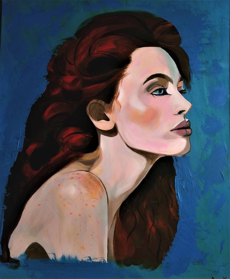 to see through Painting by Kristina Druzhkova | Saatchi Art