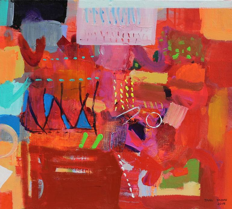 Untitled Painting by Tanu Yadav | Saatchi Art