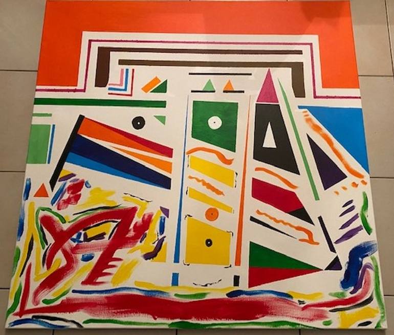 SYMPHONY OF COLORS AND SHAPES Painting by JOSE A MESA JR | Saatchi Art