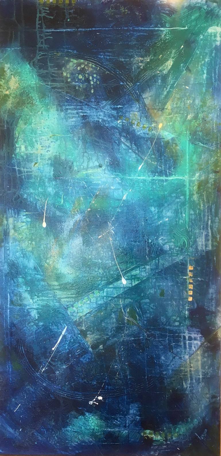 ABYSS Painting by Marie Pierre Philippe Lohezic | Saatchi Art