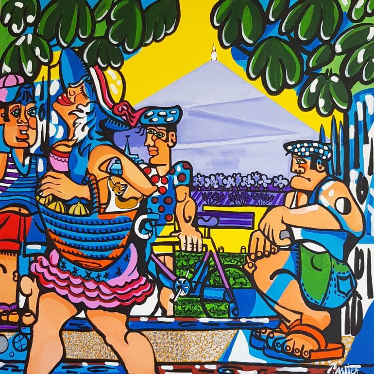 LE VENTOUX Painting by pascal astier | Saatchi Art