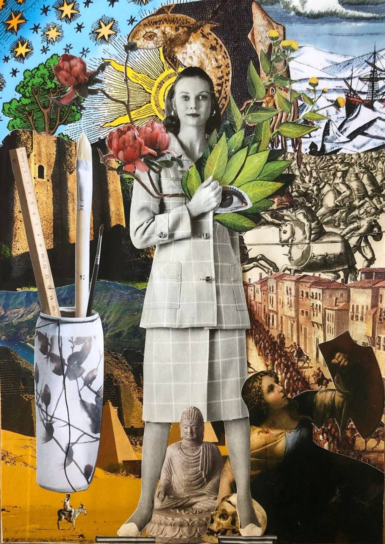 We are strong Collage by Alessandra Portela Tafur | Saatchi Art