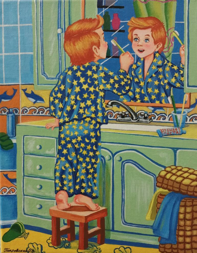 Mayakovsky Painting by Olga Pokrovskaya | Saatchi Art