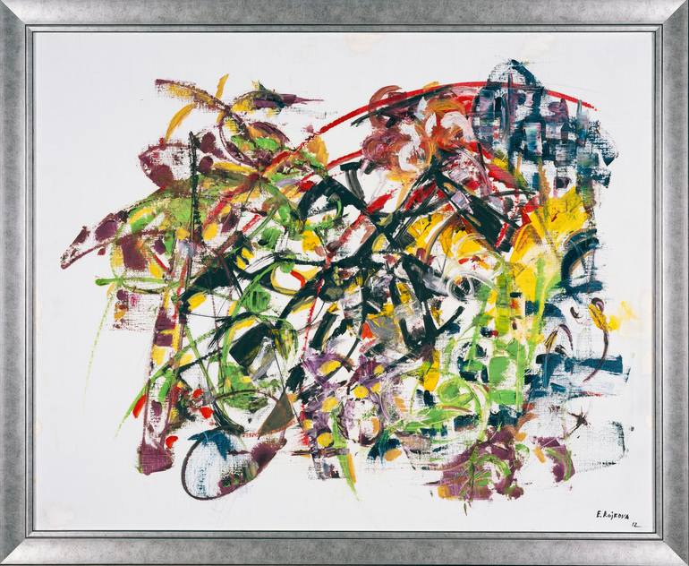 Music At The Extravagant Party Painting by Elina Rojkova | Saatchi Art