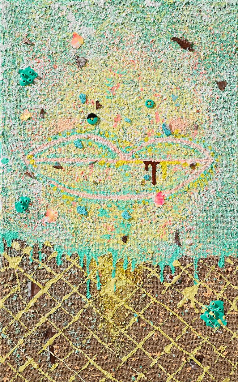 Mint Chocolate Flavor Painting by Sojung Kim | Saatchi Art