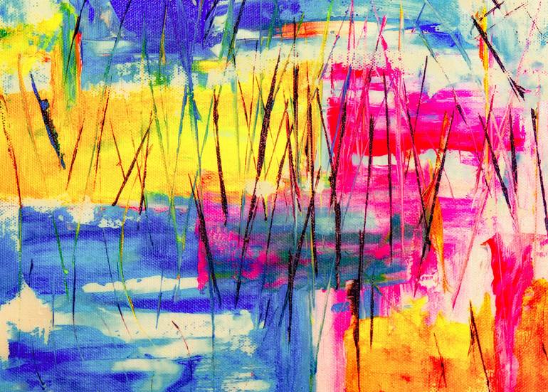 VIVID COLORS Painting by Jean Claude Kabongo | Saatchi Art