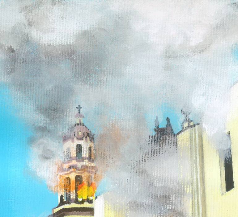 Regina Coeli, Mexico City Painting by Ignacio Aramburu | Saatchi Art