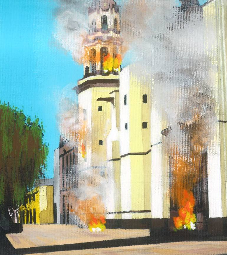 Regina Coeli, Mexico City Painting by Ignacio Aramburu | Saatchi Art