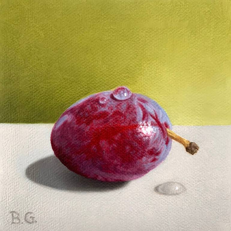 Plum Painting by Bojan Gurbaj | Saatchi Art