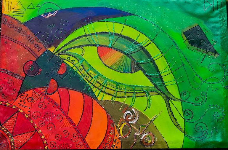 Eye see Painting by Aye Vera | Saatchi Art