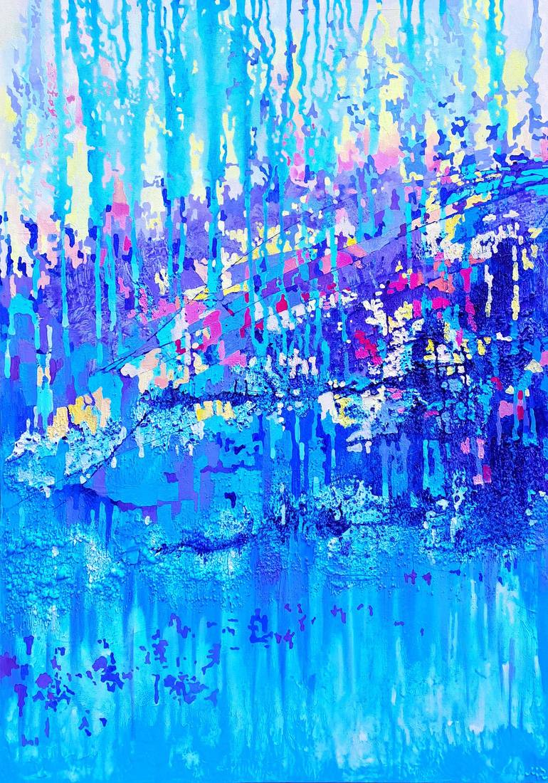 Spring Lake Painting by Mariia Raskin | Saatchi Art