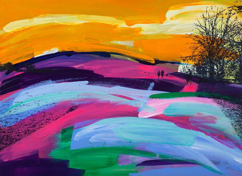 New Horizons Painting by Lucy Merriman | Saatchi Art
