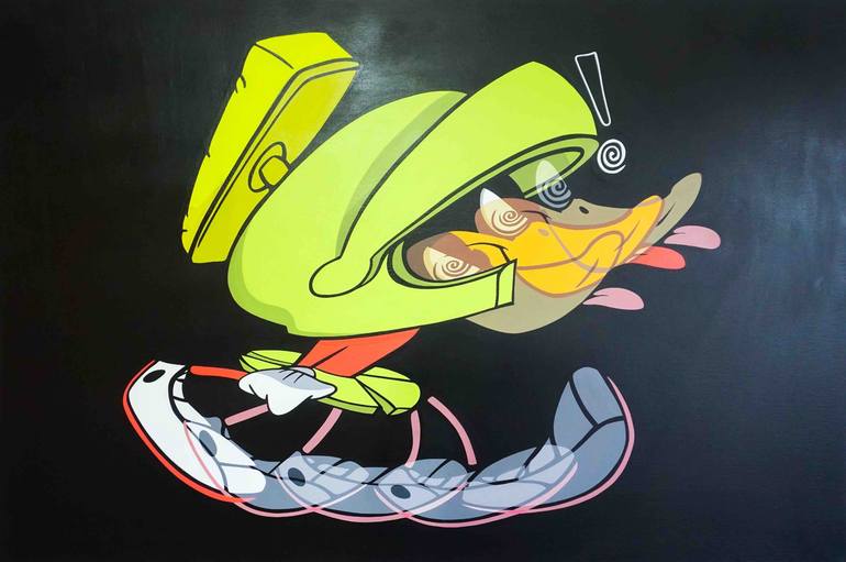 Rush! Painting by Geckor Designs | Saatchi Art