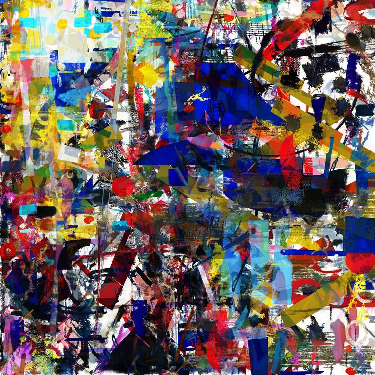 Commuter Mixed Media by CG Ensch | Saatchi Art