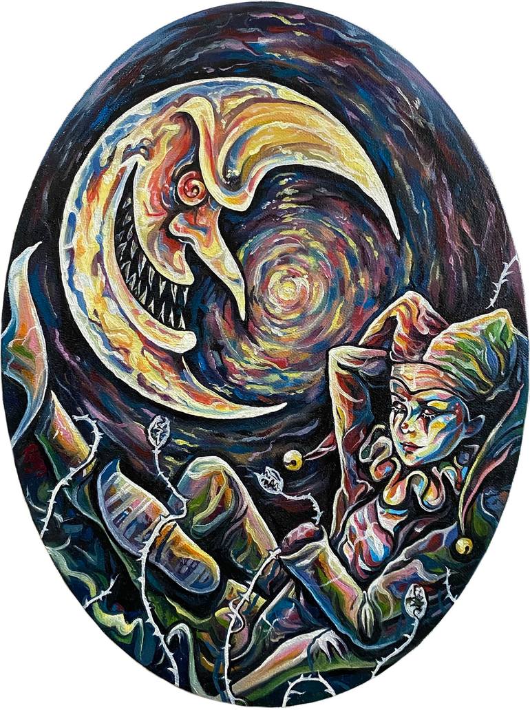 The Fool Painting by Victoria Vlasenko | Saatchi Art