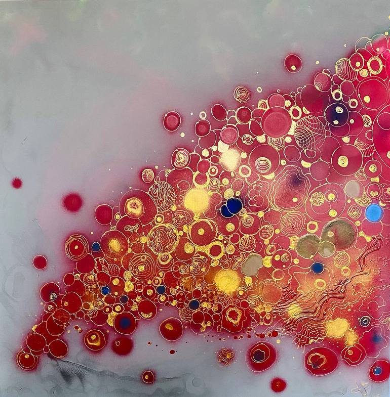 Quantum Decoherence Painting by Kate Victoria | Saatchi Art