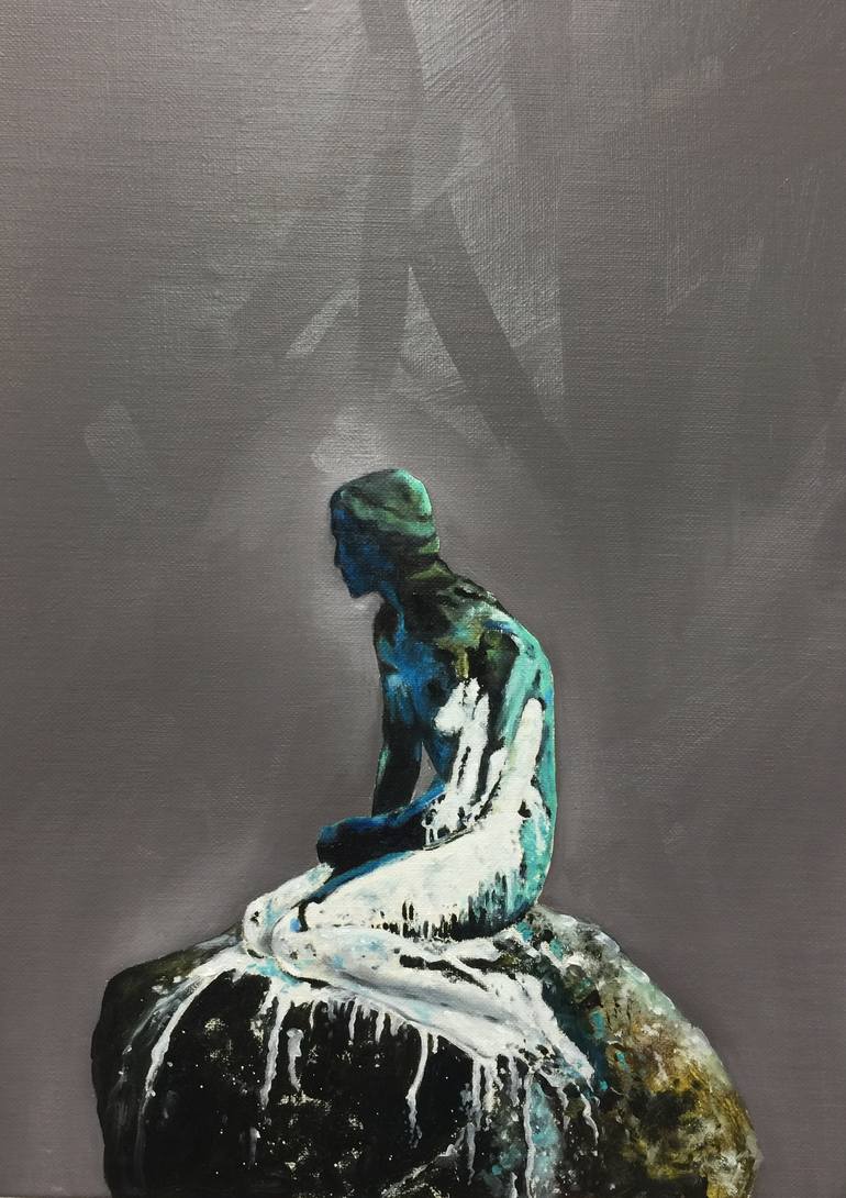 The little mermaid Painting by Christopher Campbell | Saatchi Art