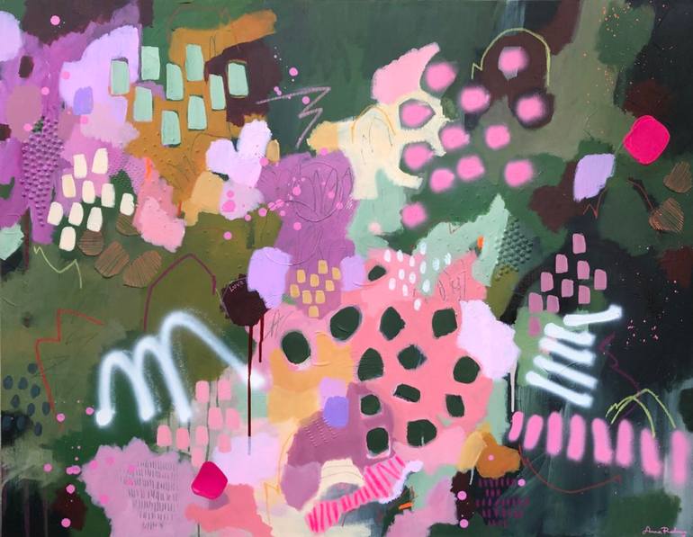 Trust Your Heart Painting by Anna Rodman | Saatchi Art