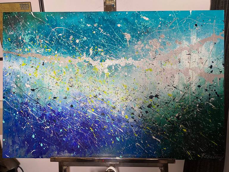 Epiphany through Enlightenment Painting by Ksenia Saba | Saatchi Art