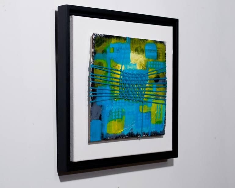 Feminine Lines In Blue #5 Collage by King Yan Fina Yeung | Saatchi Art