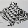 Fish Mechanic Drawing by MARIYA SOKOLOVA | Saatchi Art