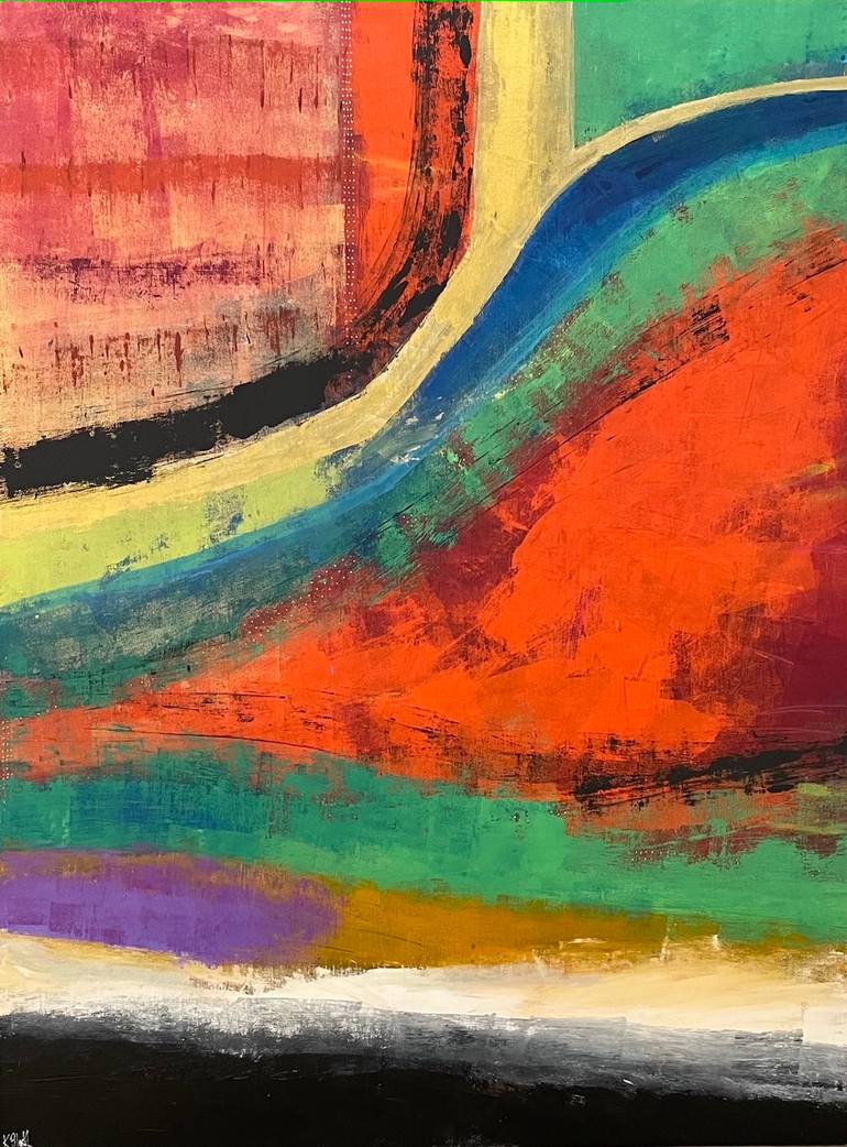 Rural Intersection Painting by Kate E Black | Saatchi Art