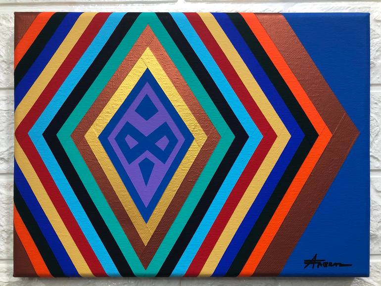 Diamond Is But Frozen Time Painting by AJ Cabral | Saatchi Art