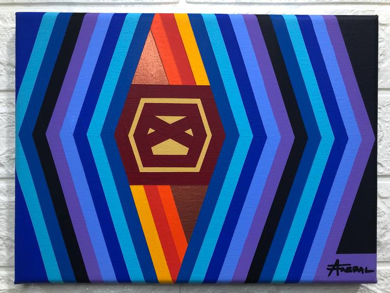 All Seeing Eye Painting by AJ Cabral | Saatchi Art