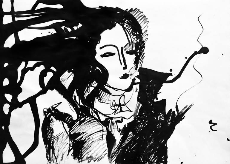 THE STORY OF THE UNKNOWN Drawing by Liza Dandy | Saatchi Art