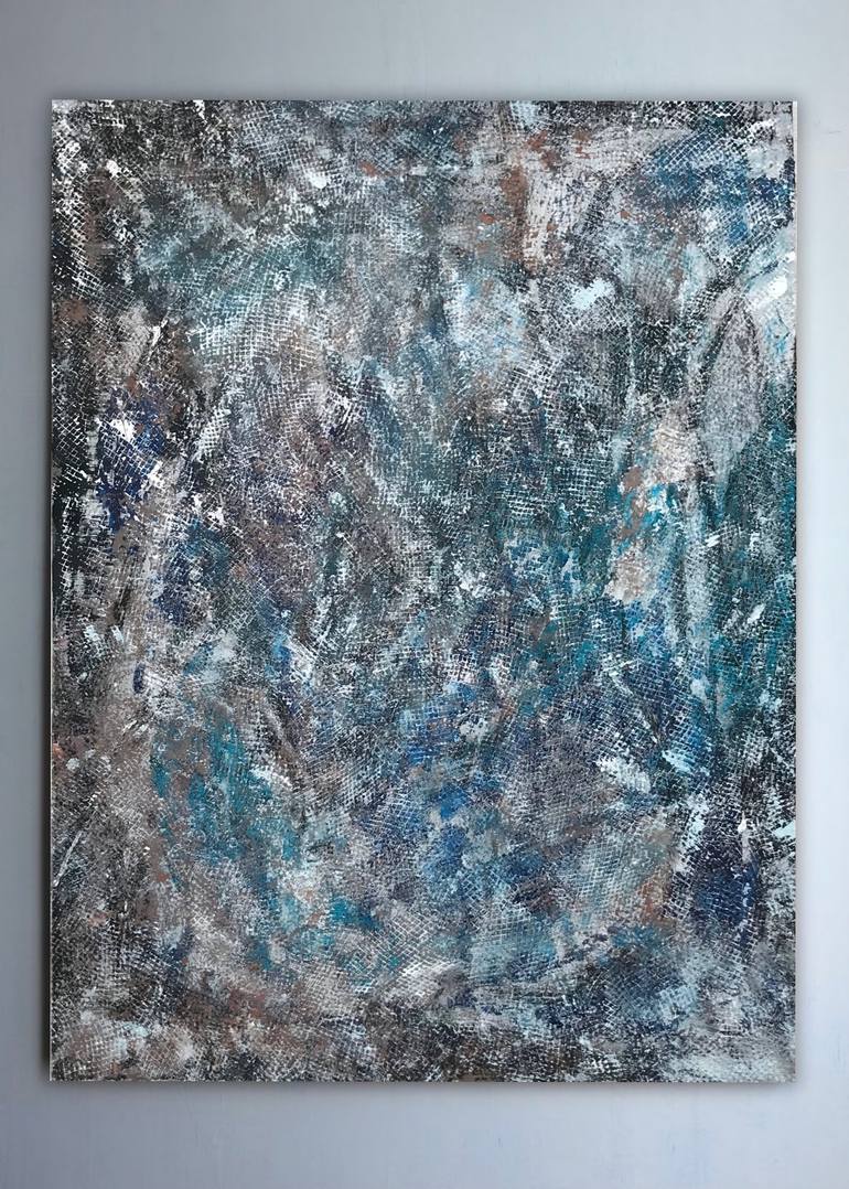 ELASTIC GRID Painting by Serena Attanasio | Saatchi Art