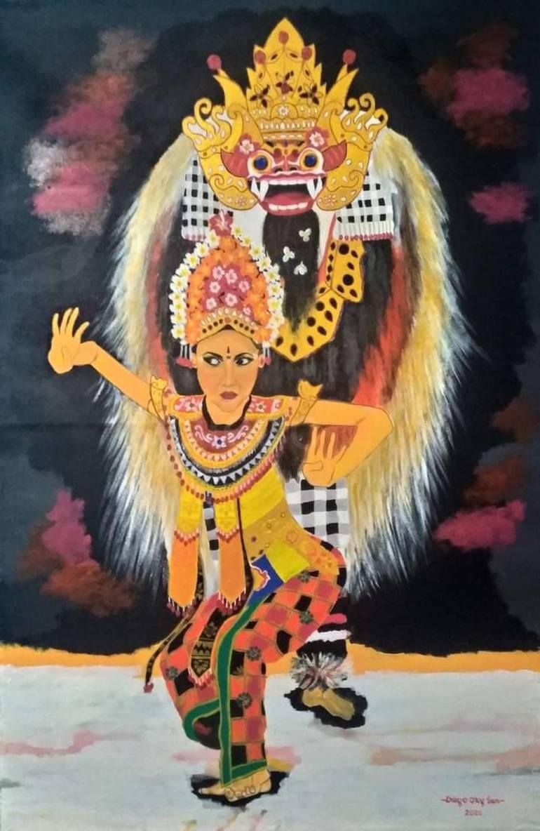 The Balinese Dancer Painting by Diegooky san | Saatchi Art