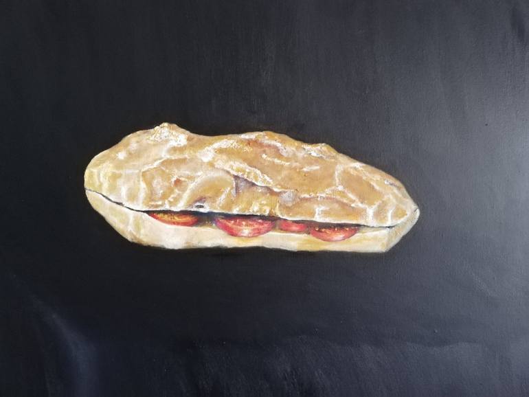 PAN CON TOMATE Painting by José Ramón Soriano Pons | Saatchi Art