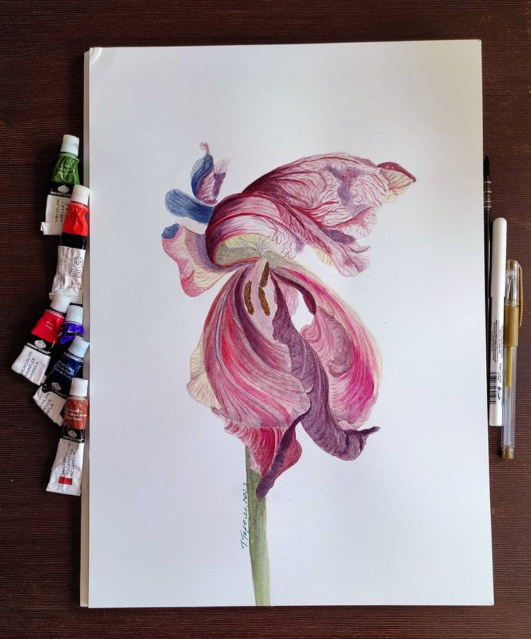 Wilting Painting by Tetiana Teresh | Saatchi Art